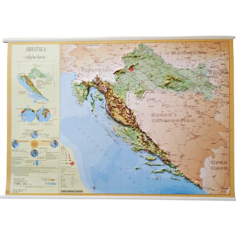 Školske reljefne karte za nastavu geografije - Hercegova Trgovina